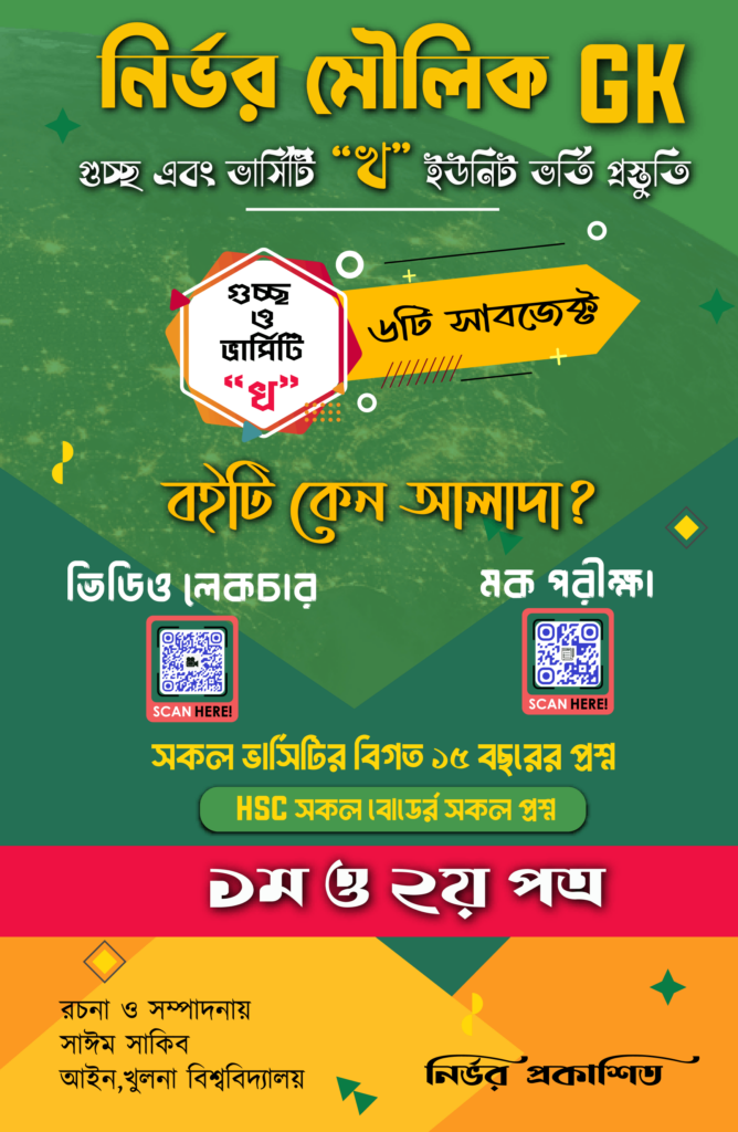 নির্ভর মৌলিক জিকে - Nirvor Moulik GK - Admission Drill
